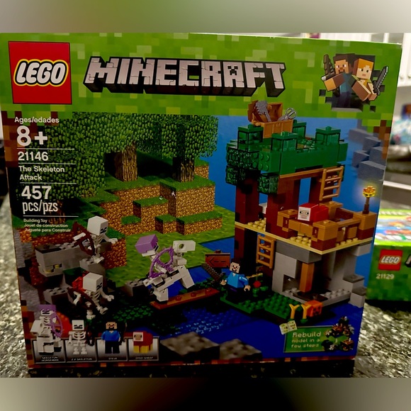 Lego | Toys | Lego 2146 Minecraft The Skeleton Attack | Poshmark